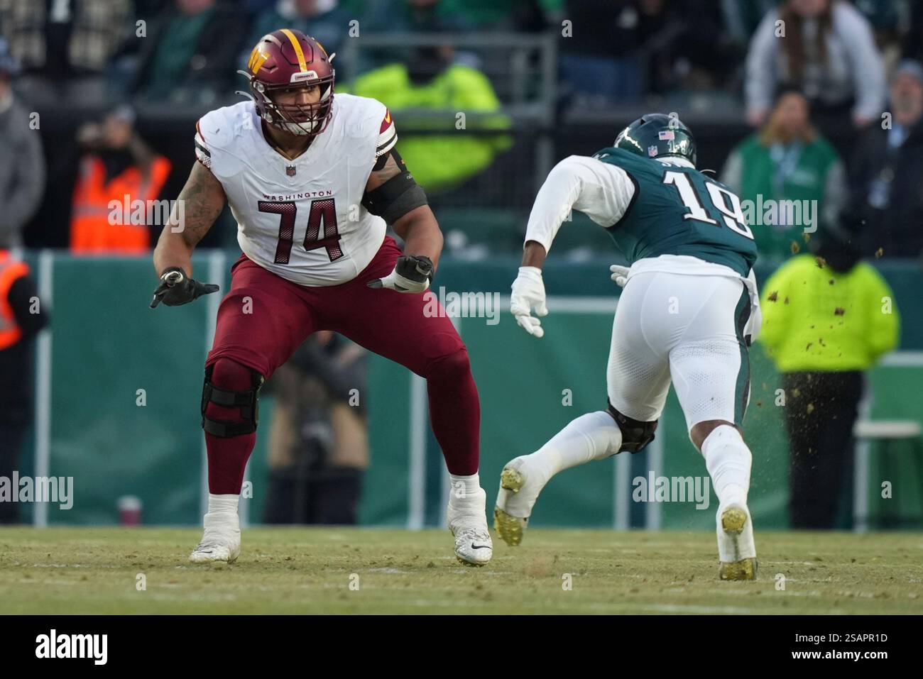 Washington Commanders' Brandon Coleman plays during the NFC ...