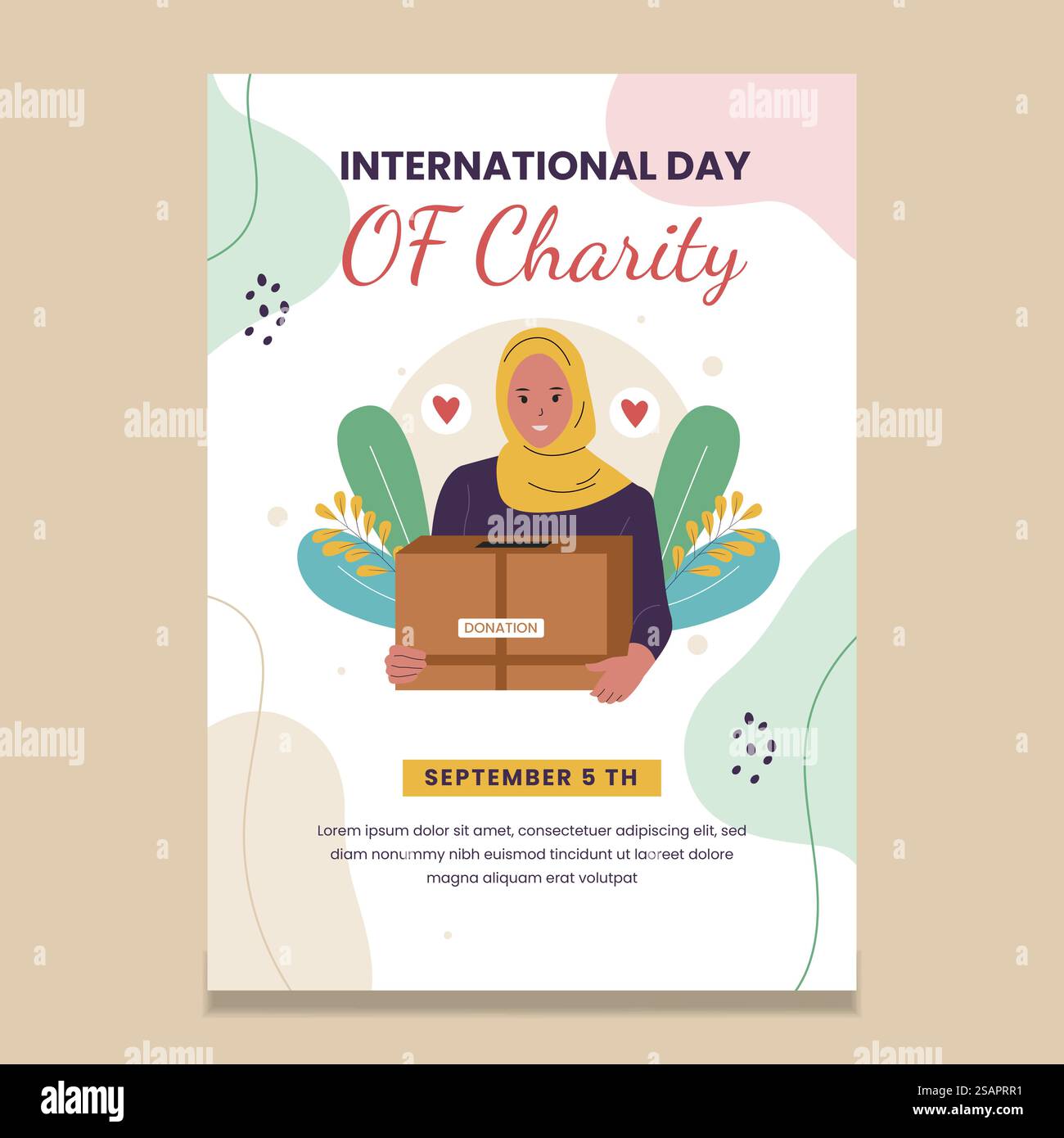 International day of charity day poster Stock Vector Image & Art - Alamy