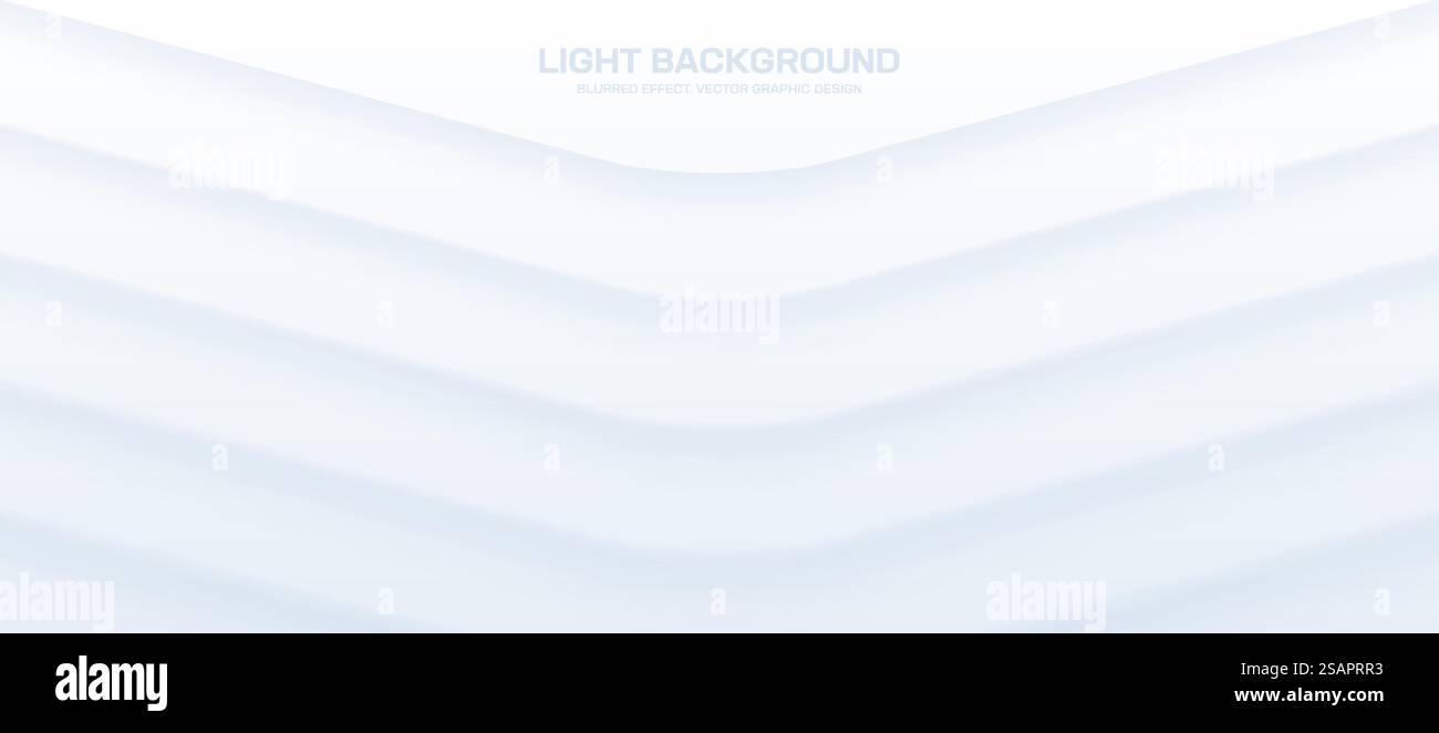 Minimalistic abstract vector light panoramic background with layered ...