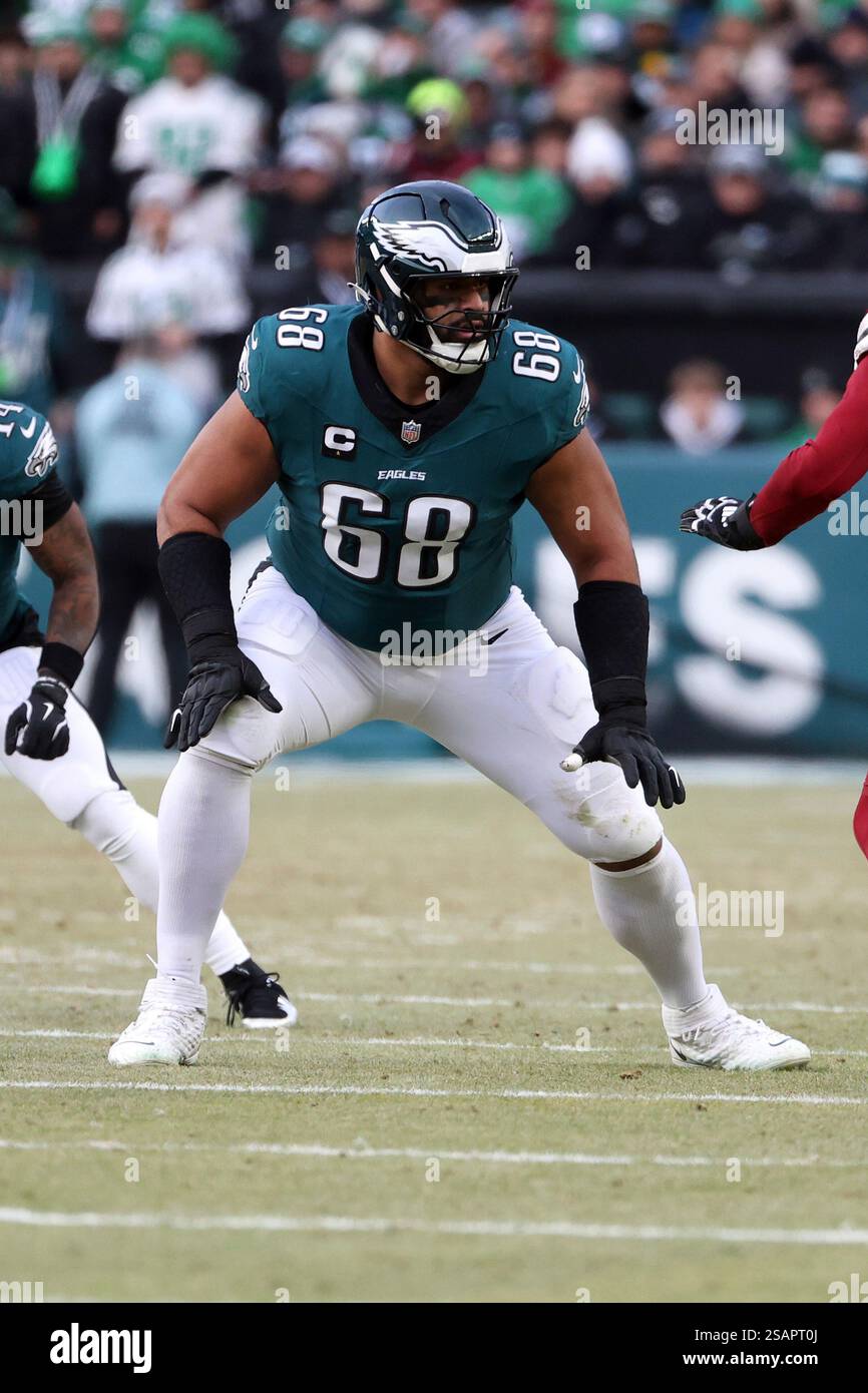 Philadelphia Eagles offensive tackle Jordan Mailata (68) blocks during ...
