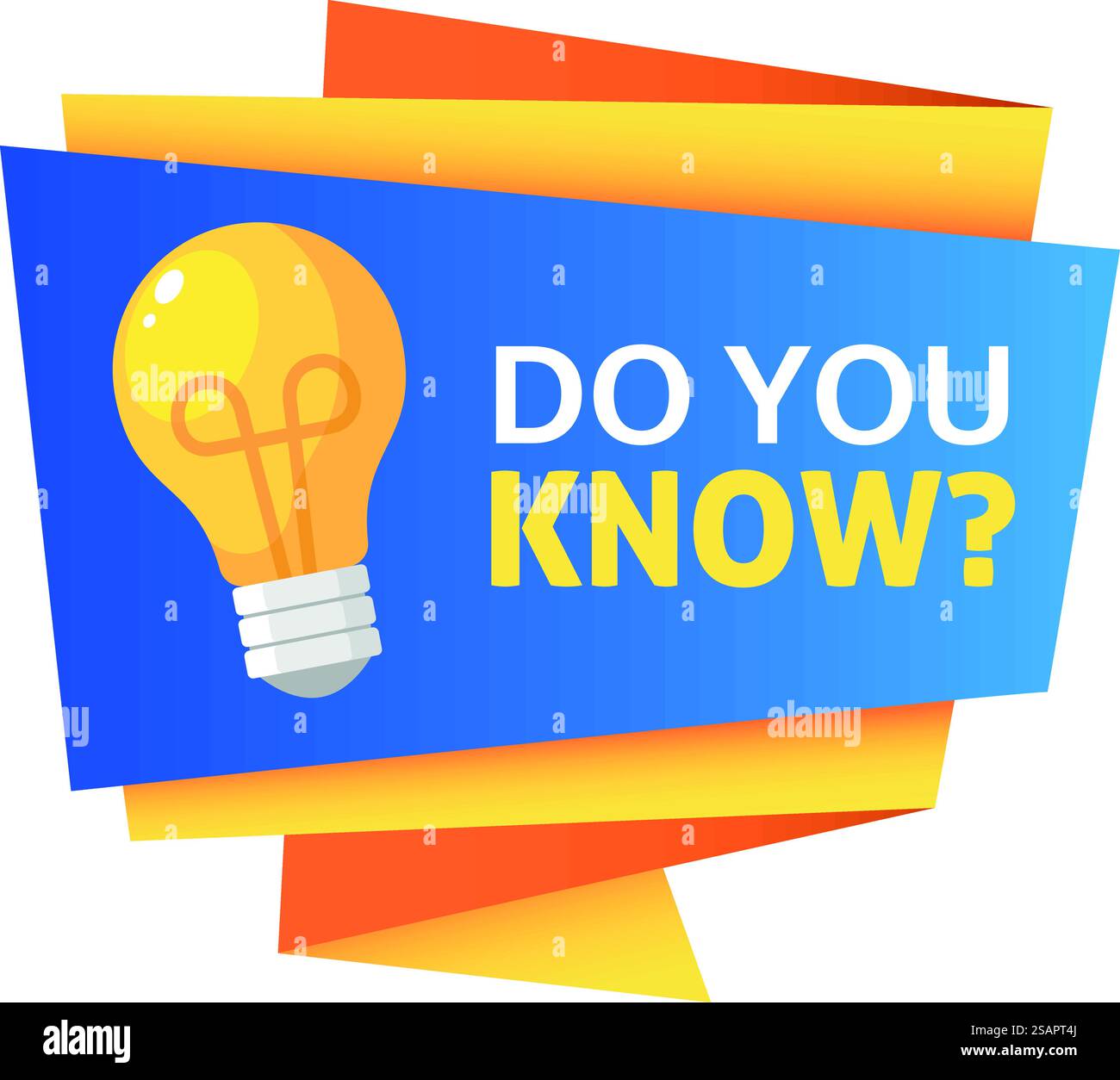 Do you know badge. Fact label. Knowledge trivia tag isolated on white ...