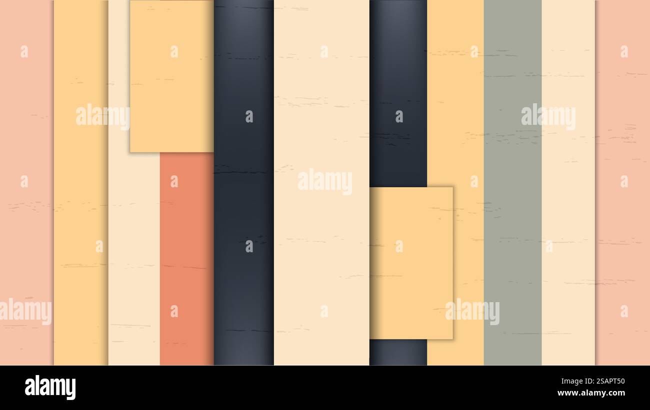 Decorative Illustration Minimal abstract Shape background vector ...