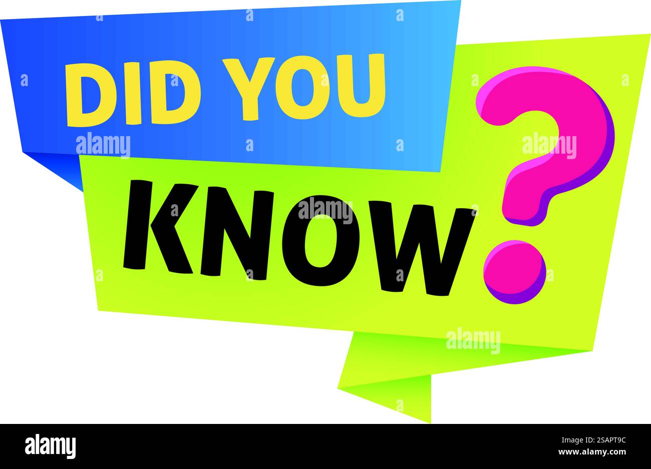 Knowledge fact speech bubble. Do you know tag isolated on white ...