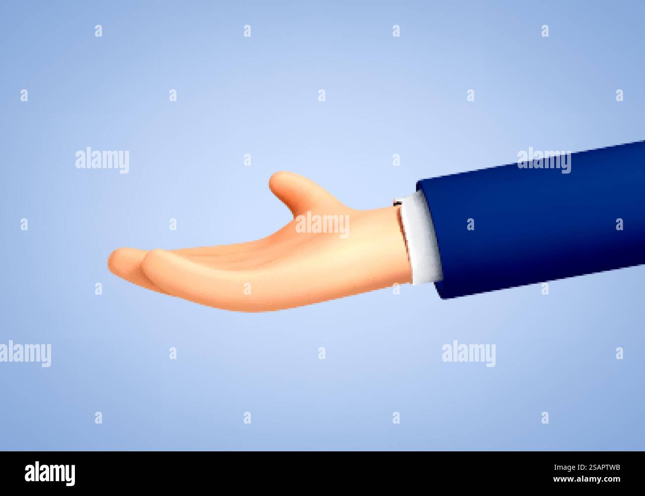 Realistic hand holding something Stock Vector Images - Alamy