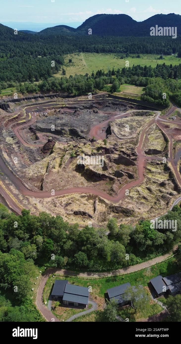Volcano drone hi-res stock photography and images - Alamy