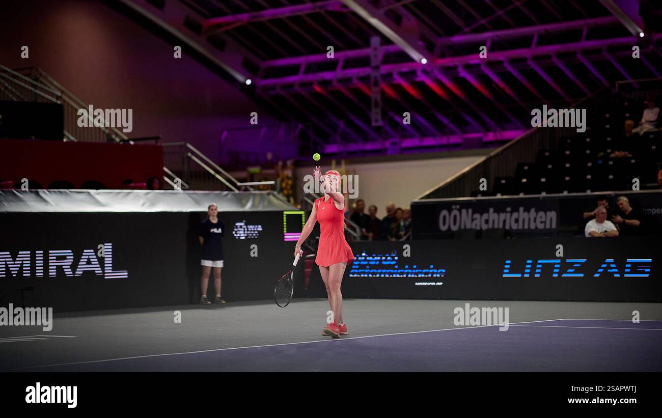 Linz, Upper Austria, Austria. 30th Jan, 2025. Elina Svitolina of ...
