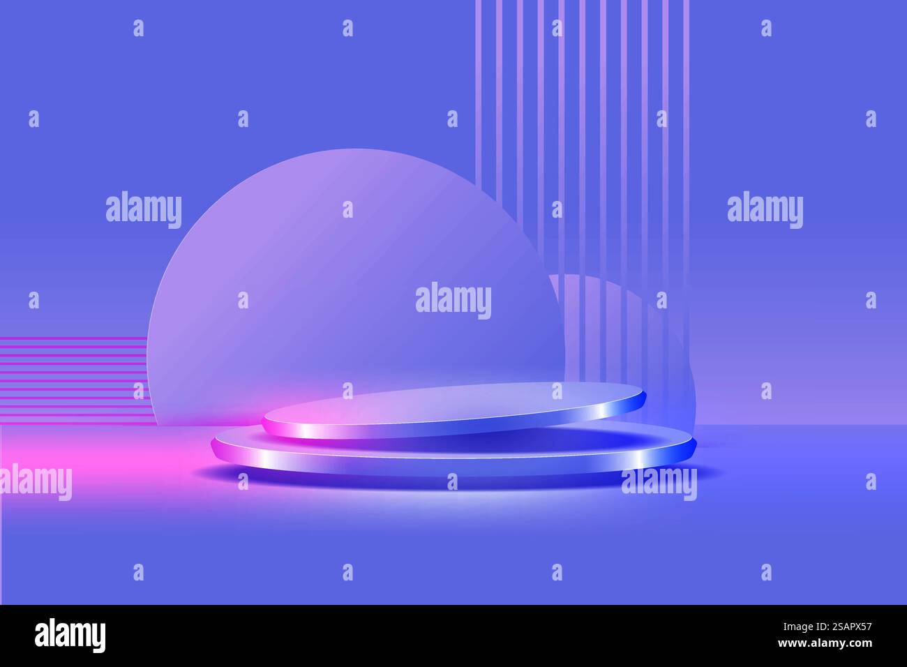 3d abstract scene and shapes background Stock Vector Image & Art - Alamy