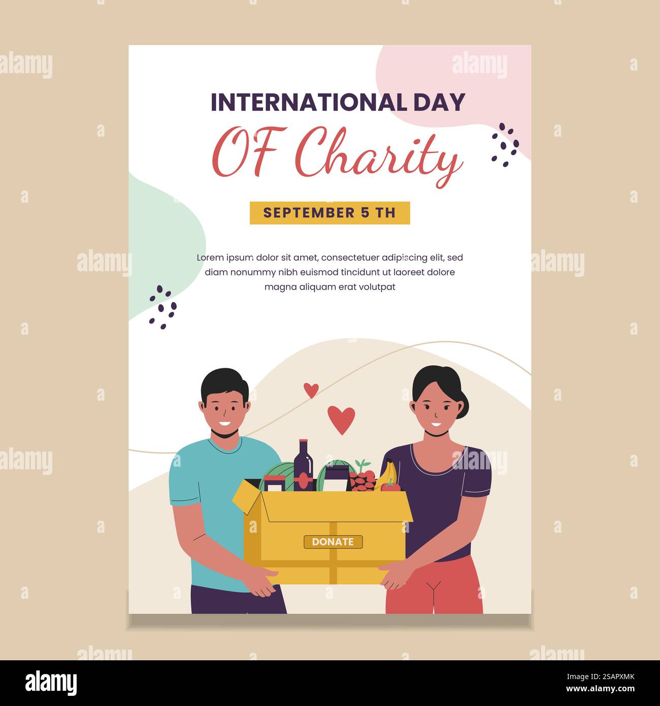 Charity campaign Stock Vector Images - Alamy