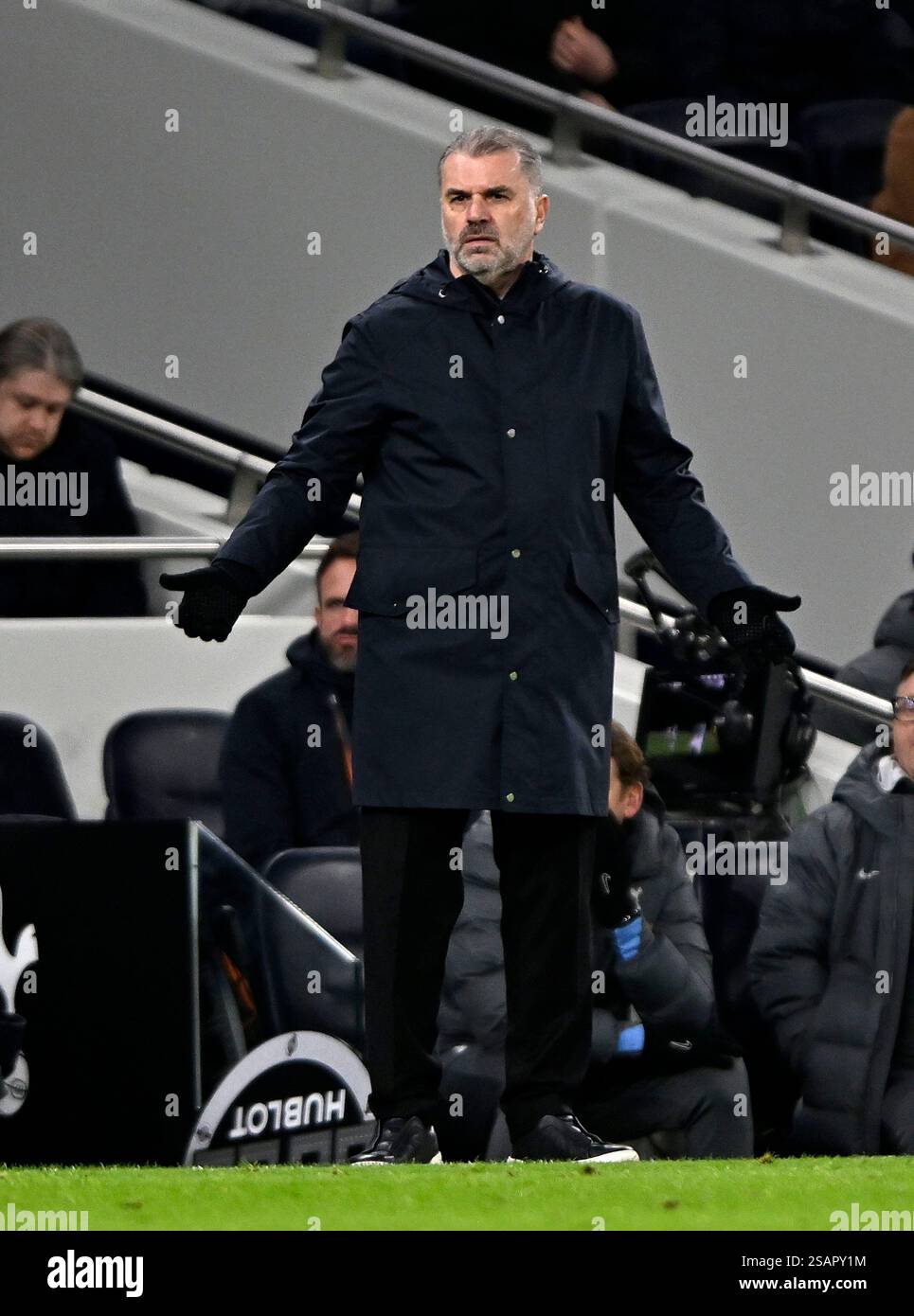 London, UK. 30th Jan, 2025. Ange Postecoglou (Spurs manager) during the ...