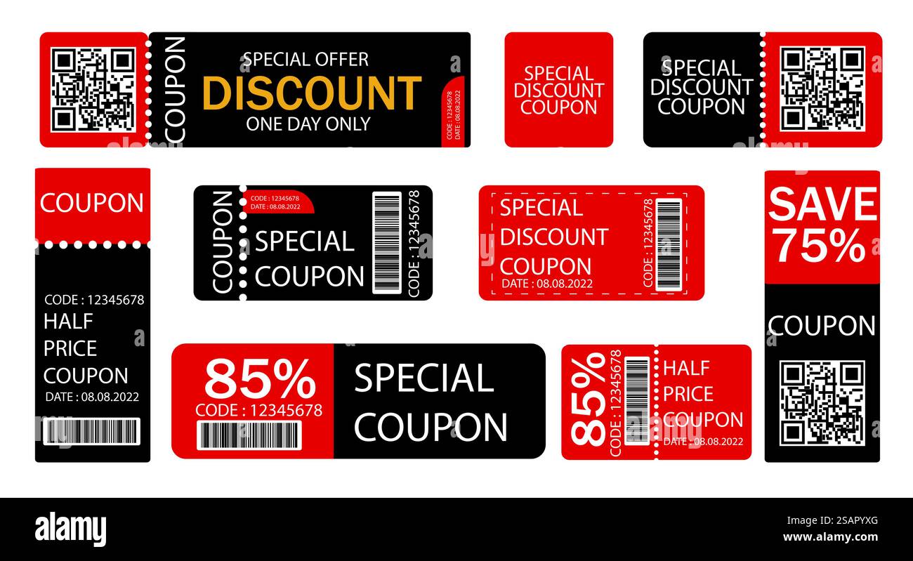 Gift coupon voucher certificate hi-res stock photography and images - Alamy