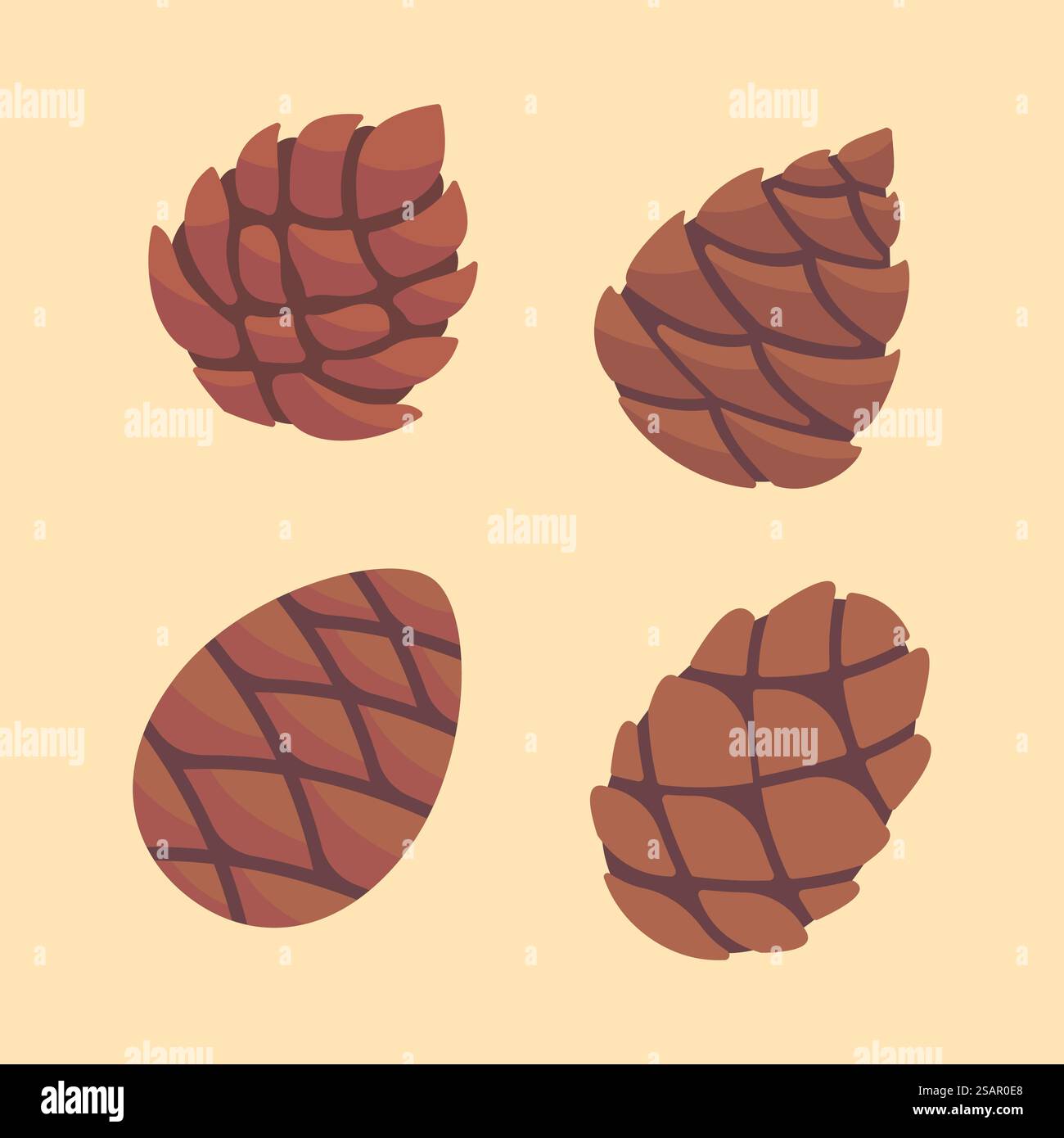 Beautiful autumn leaves acorns Stock Vector Images - Alamy