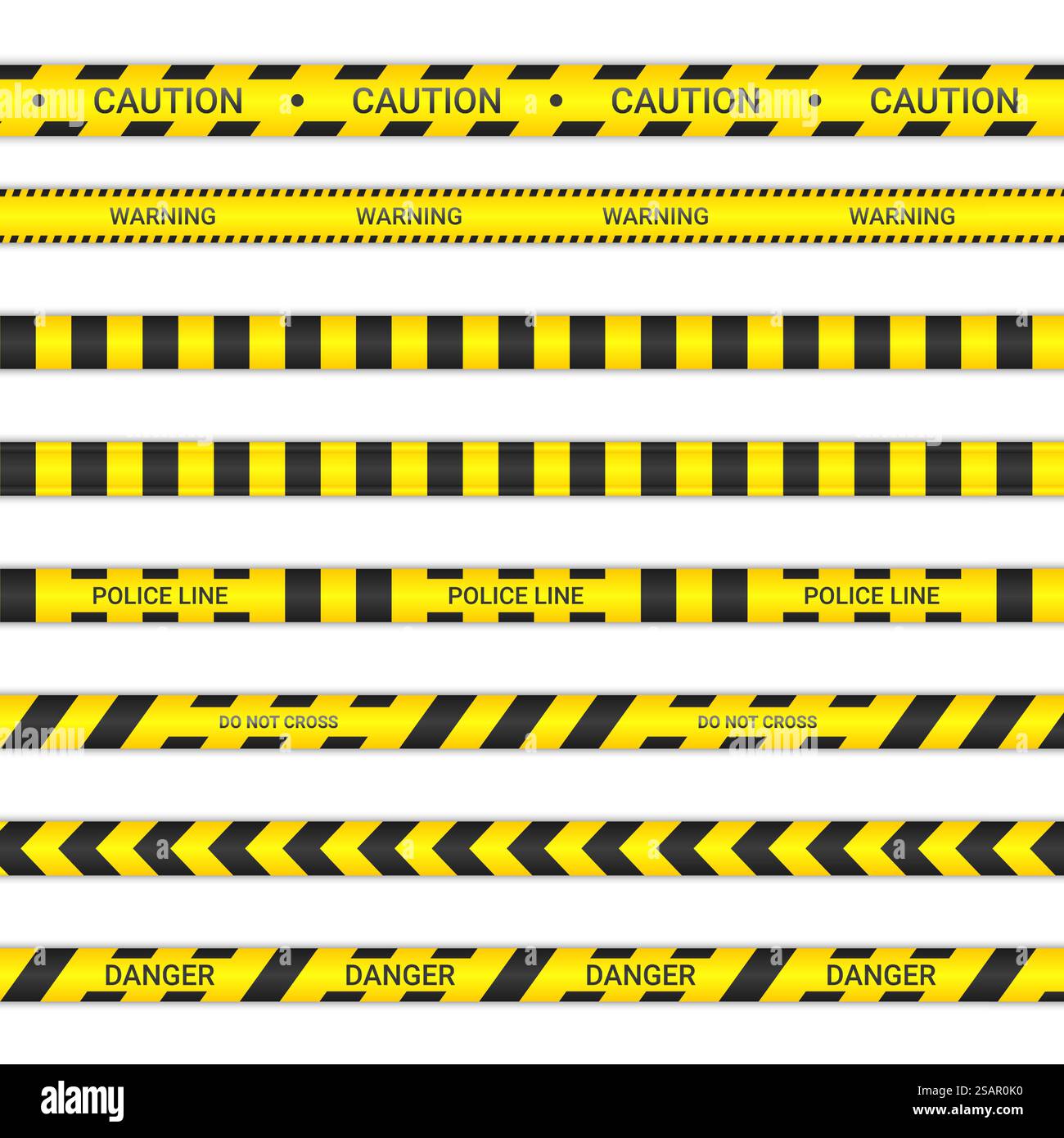 Seamless danger ribbons Stock Vector Images - Alamy