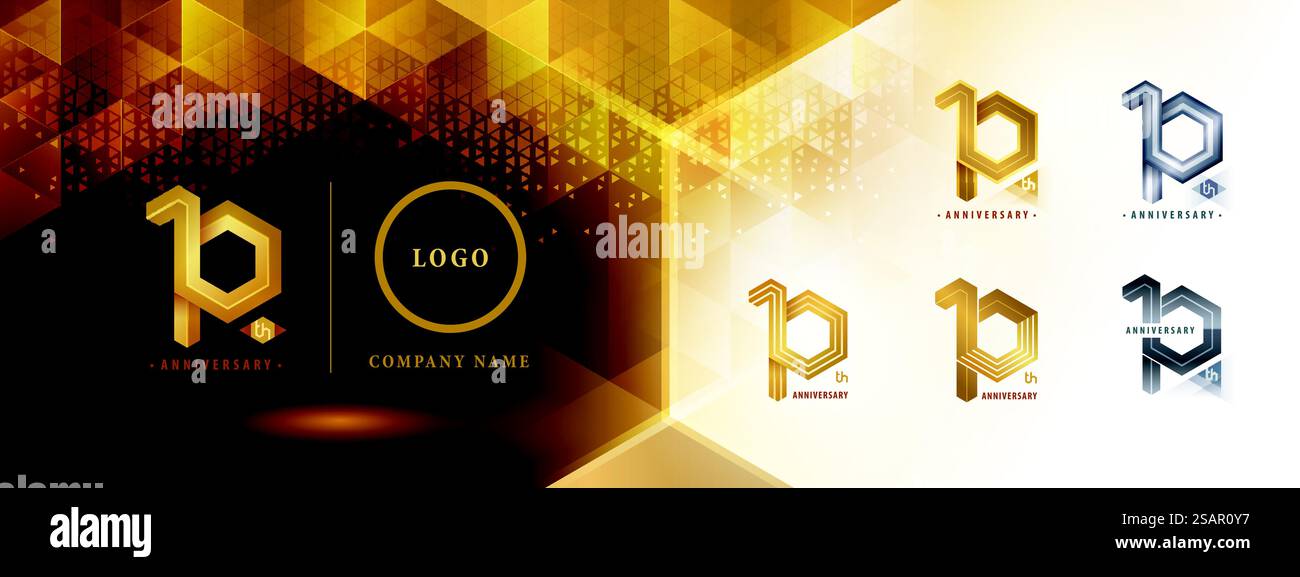 Ten technology logo Stock Vector Images - Alamy