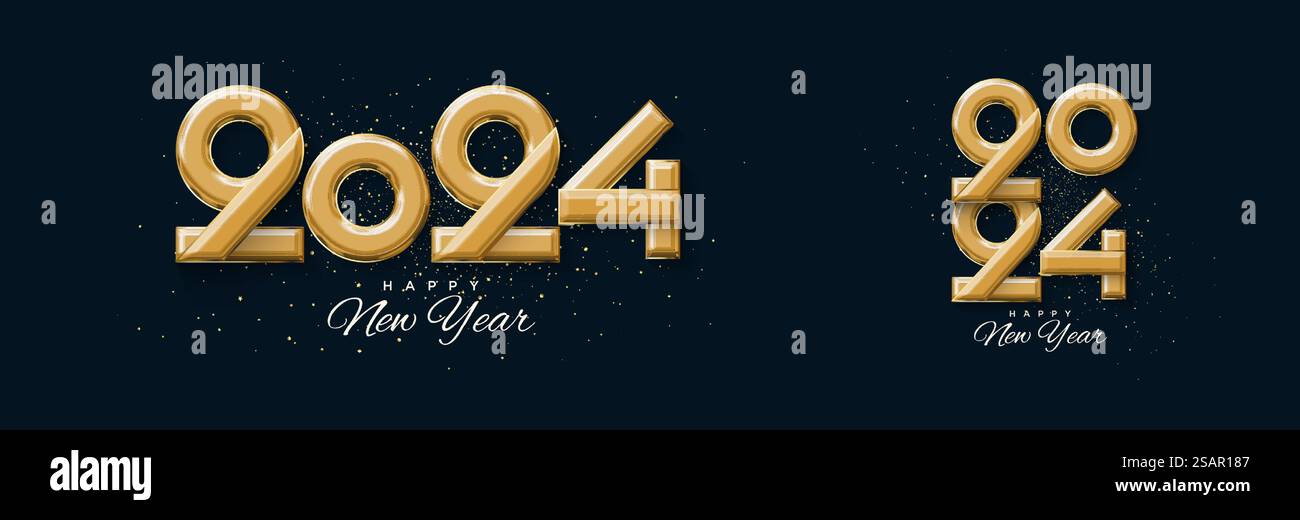 New year black numbers Stock Vector Images - Alamy