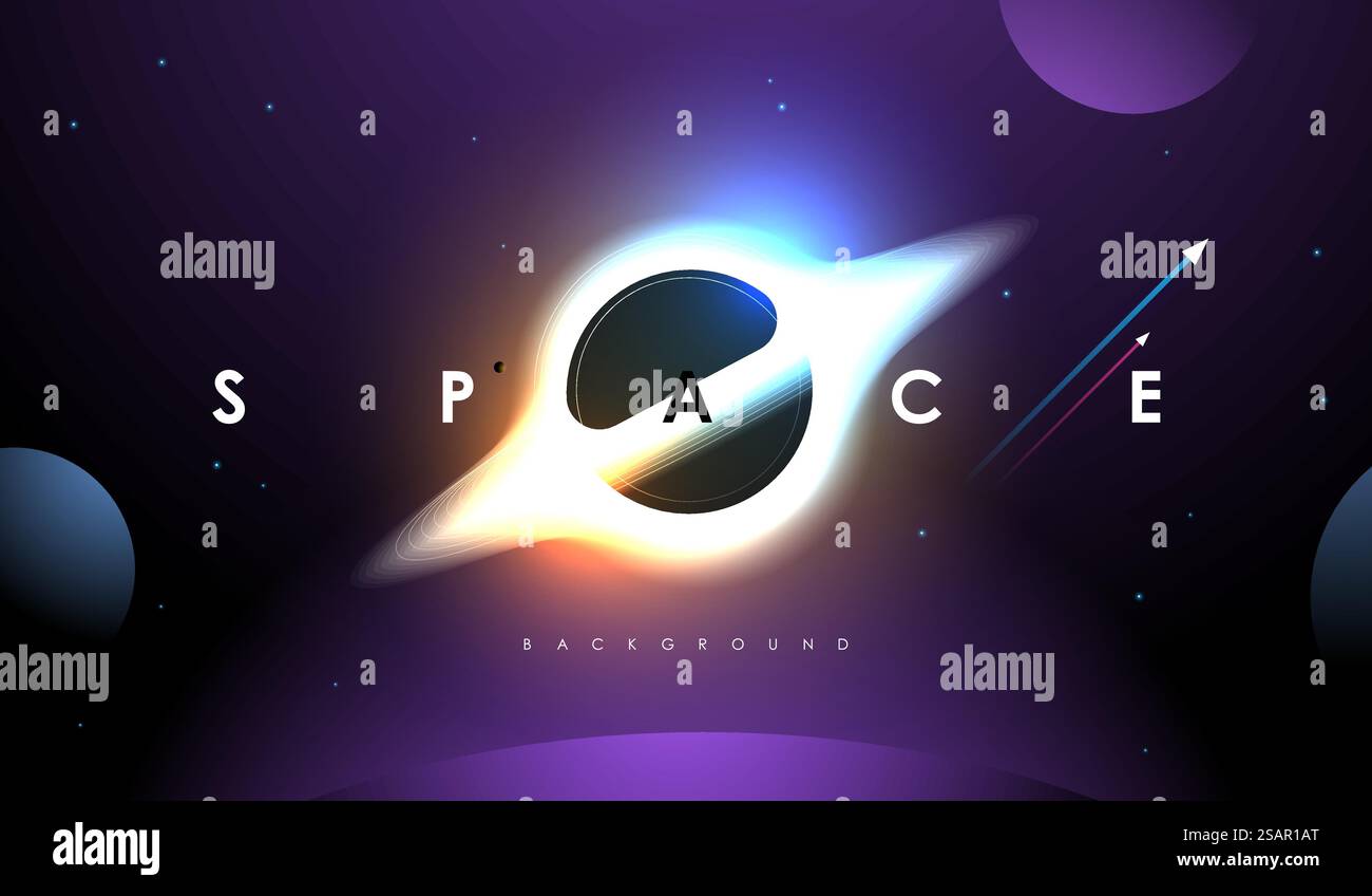 Vector Universe background for presentation design. Brochure template ...