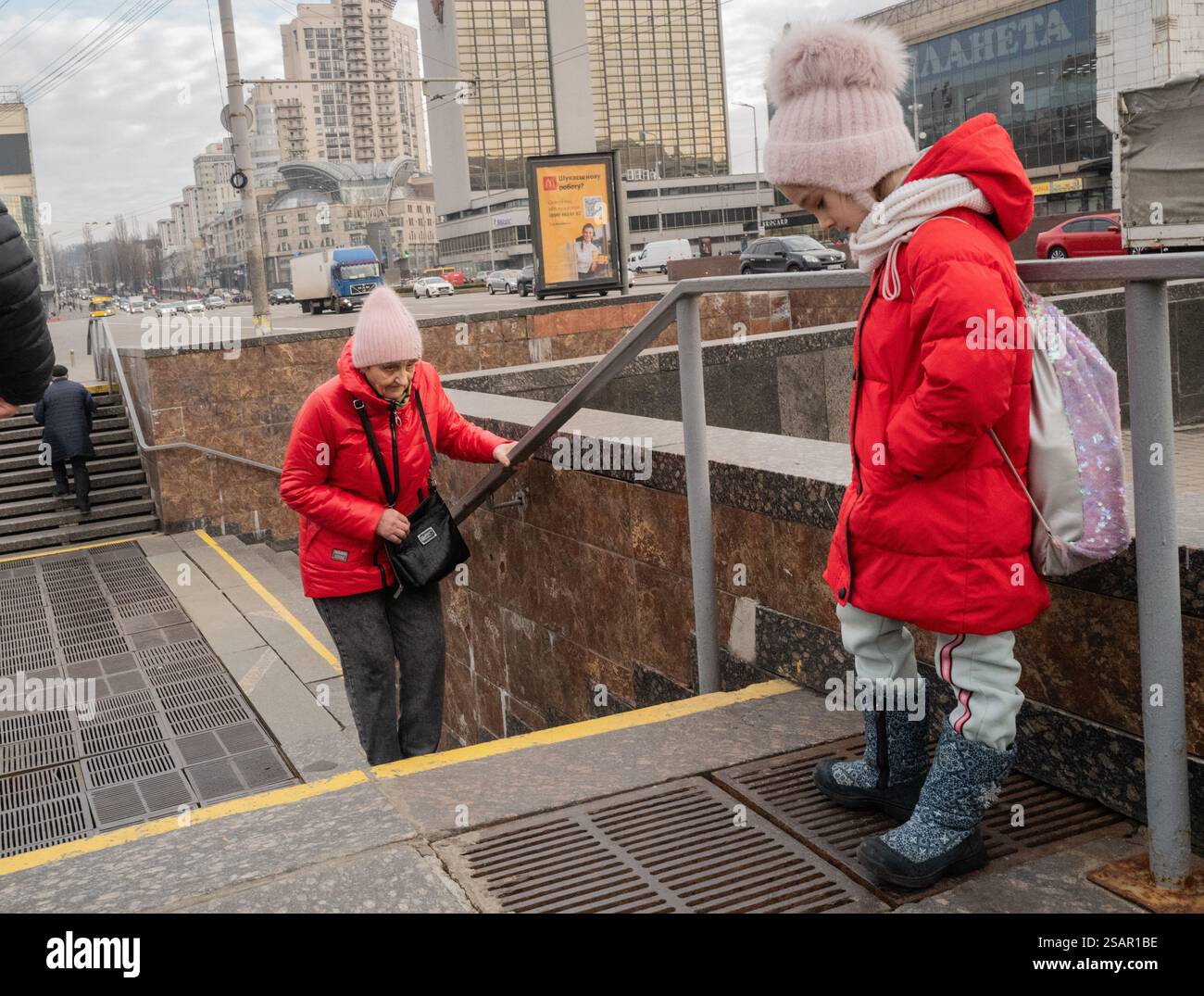 Kyiv, Ukraine, Ukraine. 30th Jan, 2025. Ukrainians take public ...