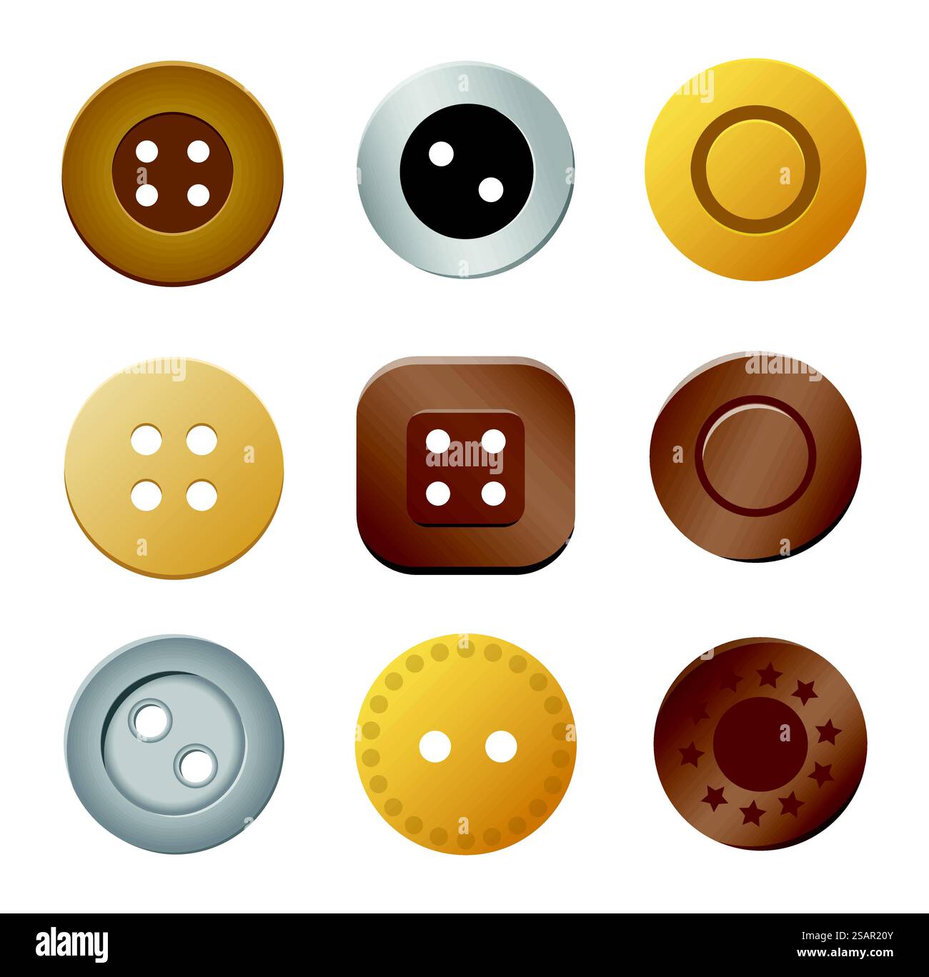 Silver rivets Stock Vector Images - Alamy