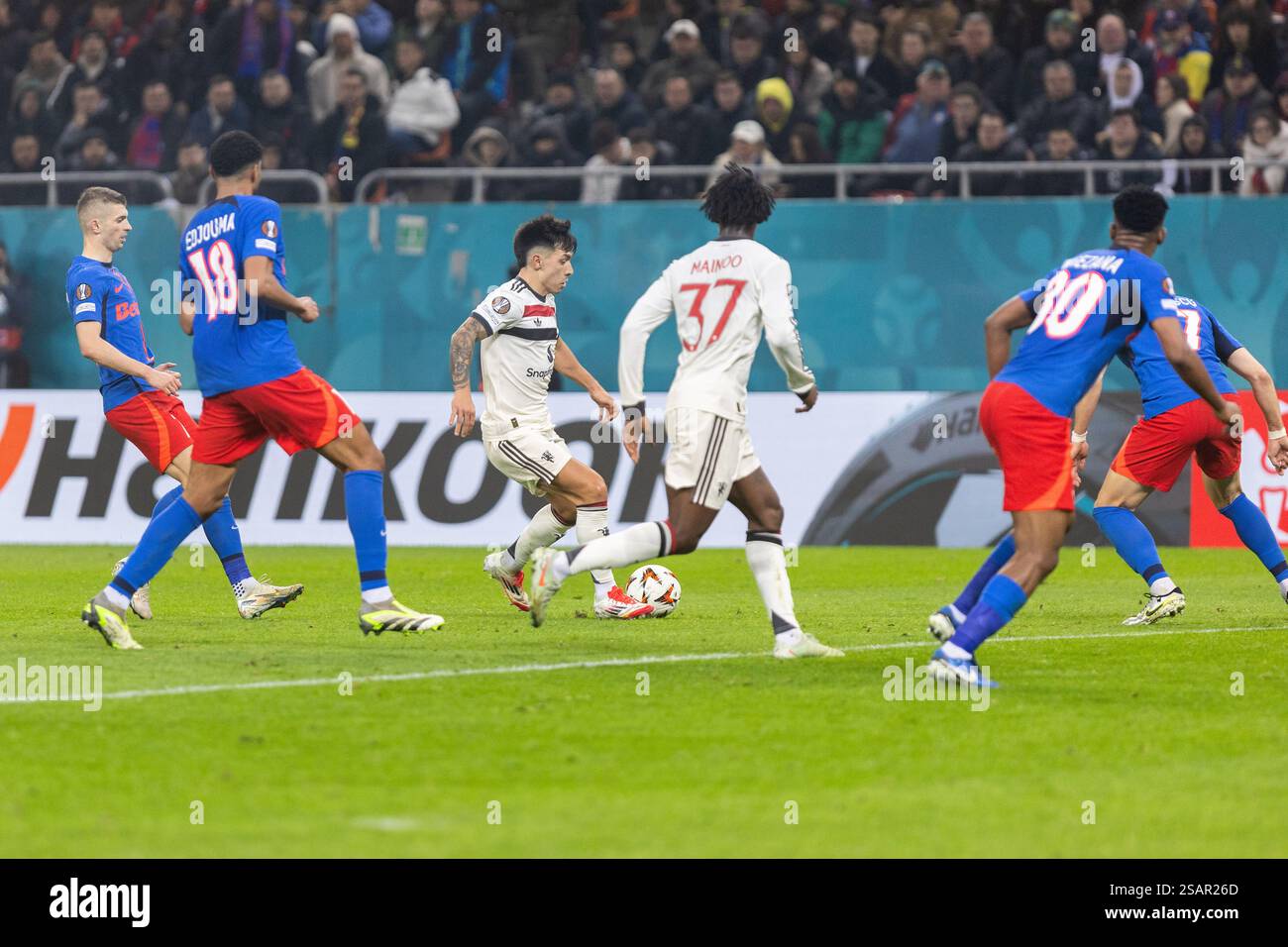 during the UEFA Europa League, League phase football match between FCBS ...