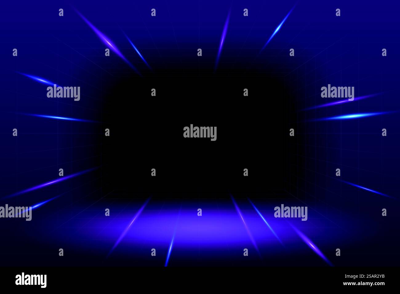 3d perspective grid background Stock Vector Images - Alamy