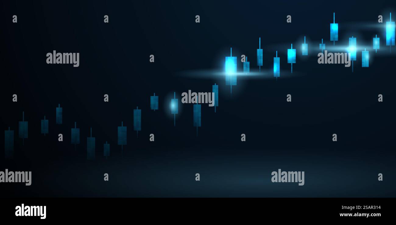 business vector illustration design Stock market charts or Forex ...