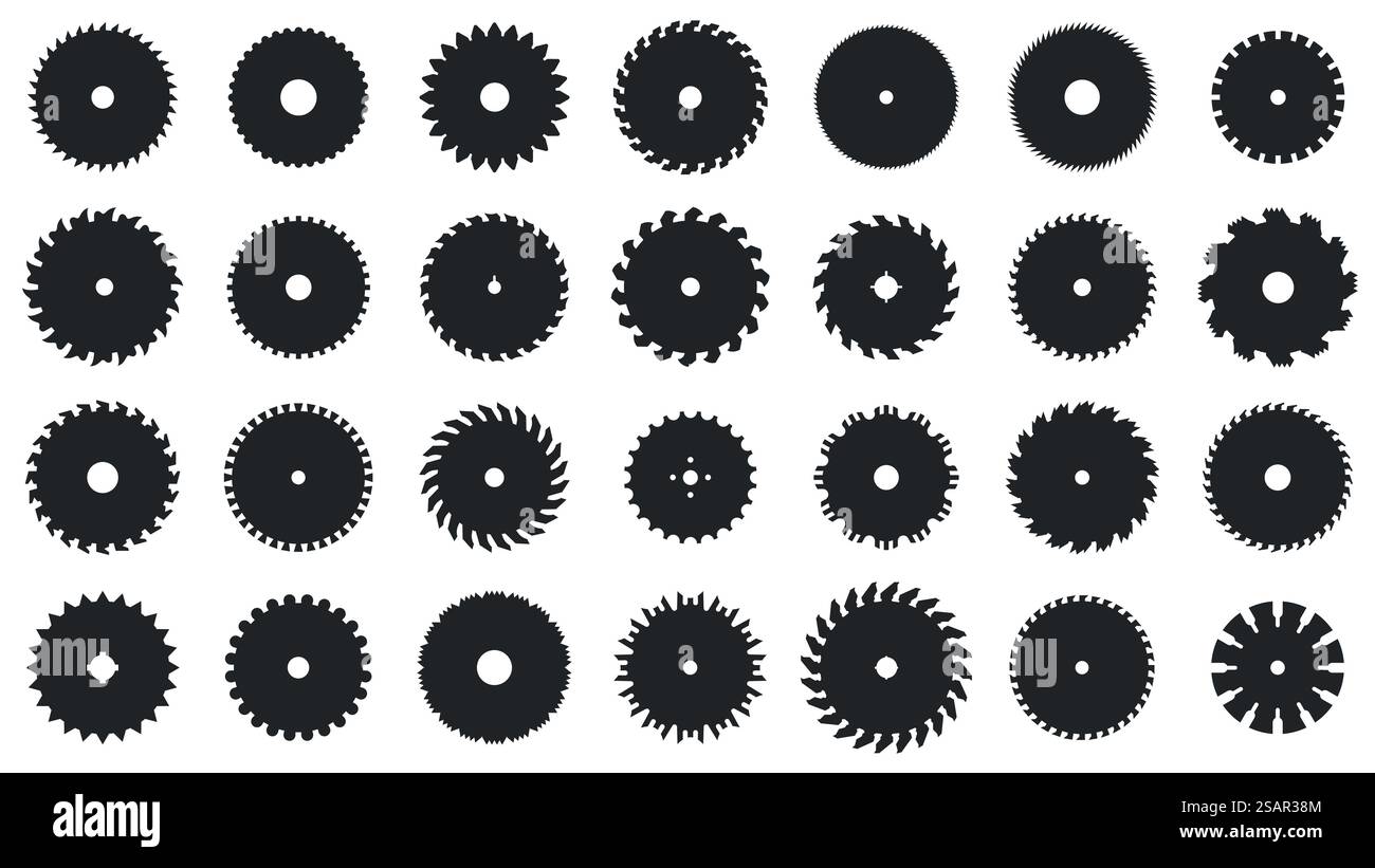 Circular saw. Rotary blades saw machine, cut teeth machine for ...