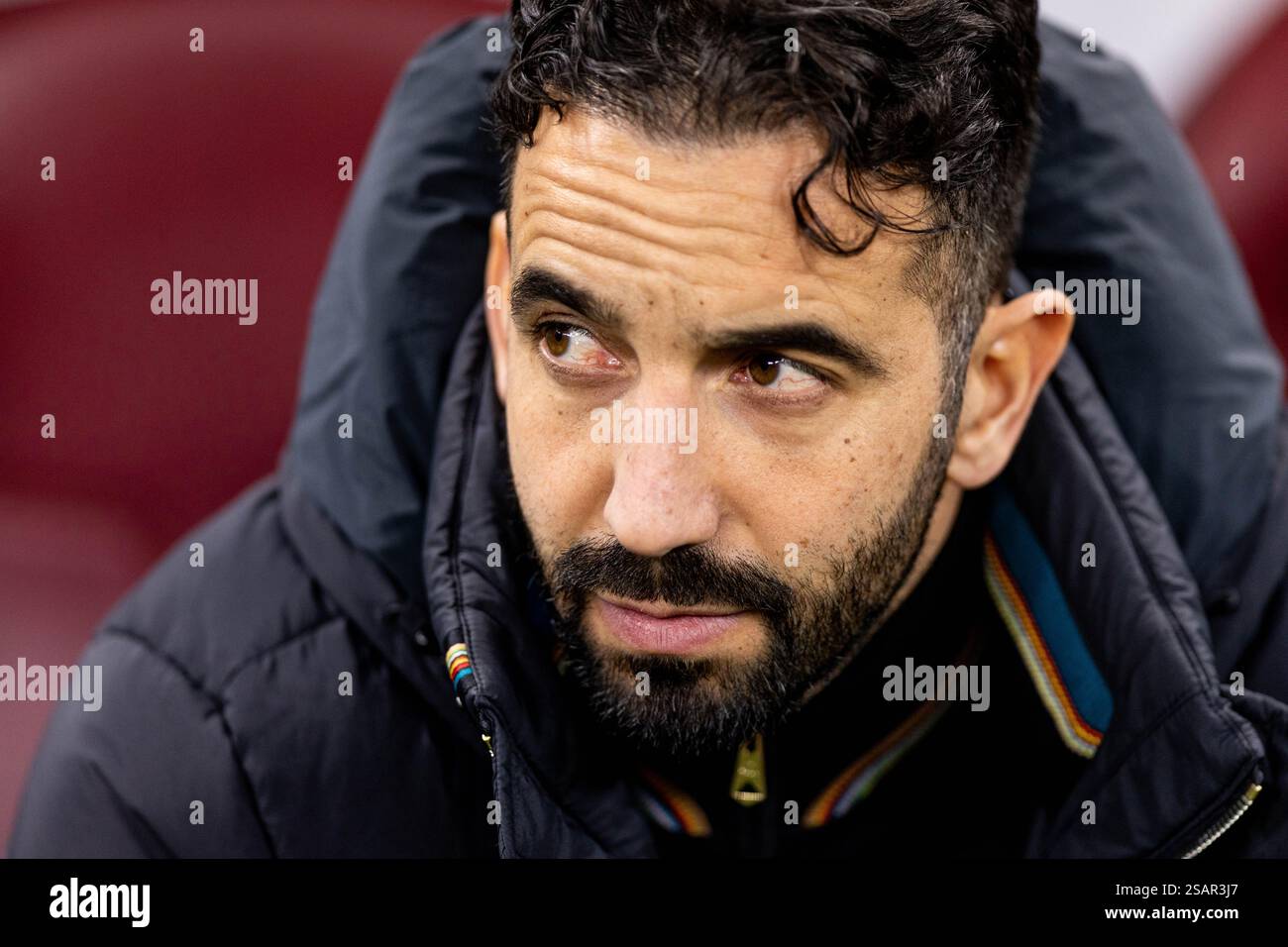 Manchester United Manager, Ruben Amorim, during the UEFA Europa League ...