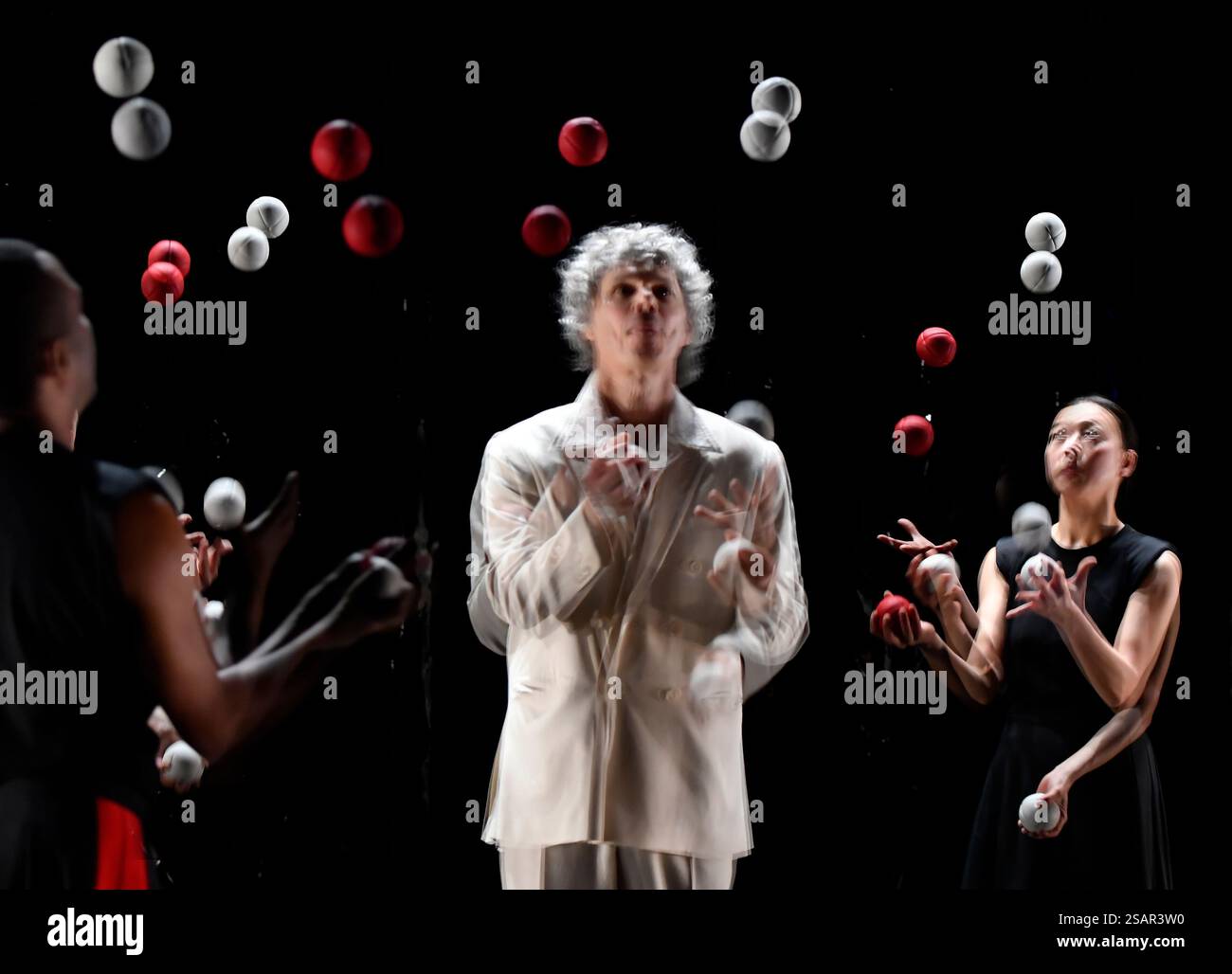 30th January 2025. UK Premiere of Sean Gandini's new juggling & magic ...