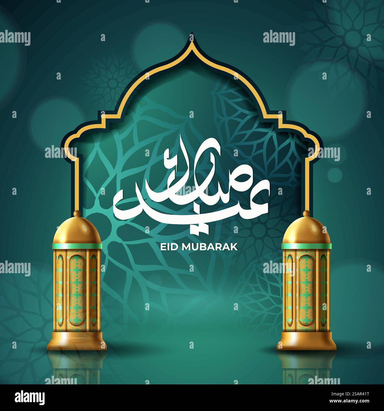 Islamic design background template Stock Vector Images - Alamy