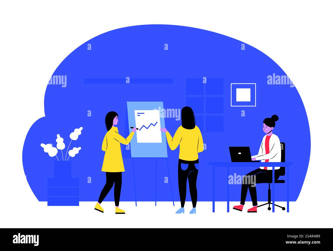 Team work at office, meeting for start up. Office work meeting ...