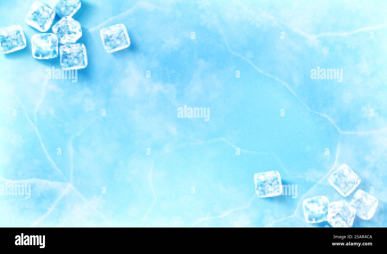 Icy creative ice texture Stock Vector Images - Alamy
