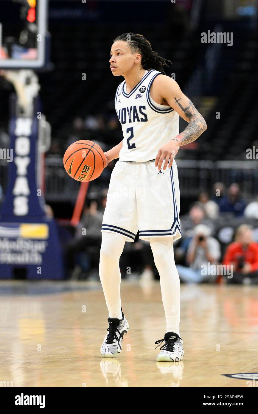 Georgetown guard Malik Mack (2) in action during the first half of an ...