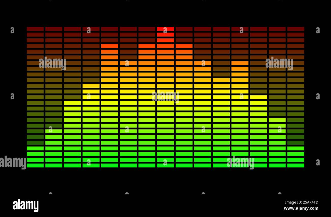 Sound equalizer music. Vector isolated illustration. Soundwave vector abstract background. Stock ...