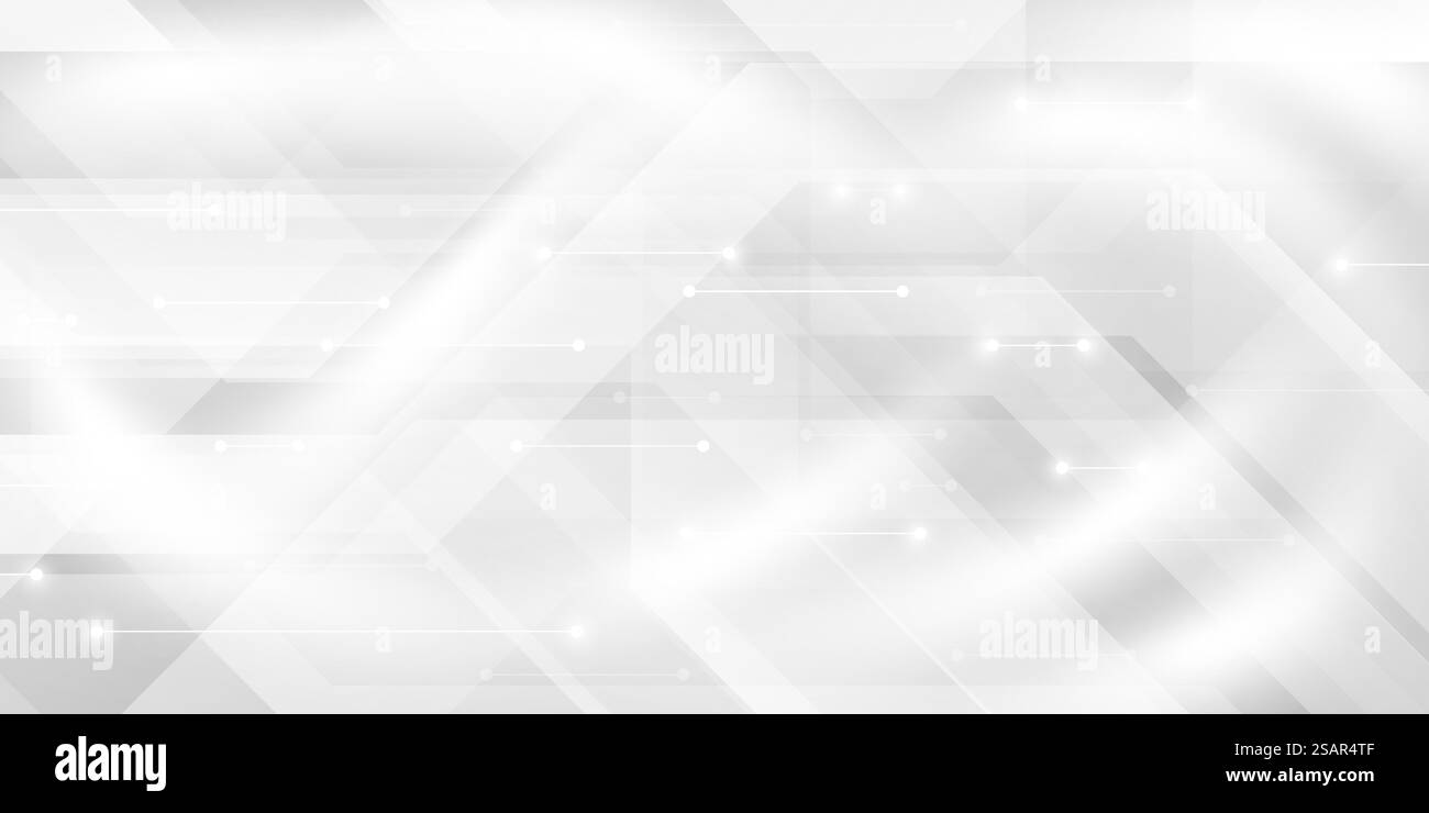 white abstract technology background modern design vector illustration ...