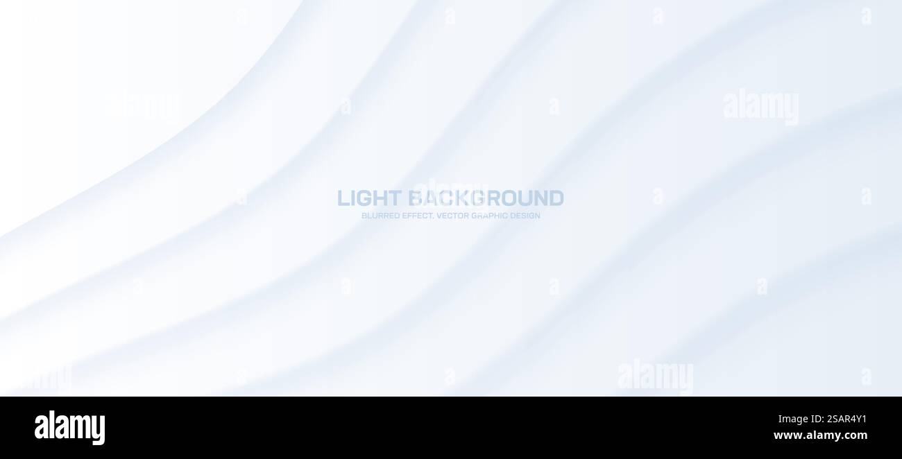 Minimalistic Light Abstract Vector Panoramic Background with Blurred ...