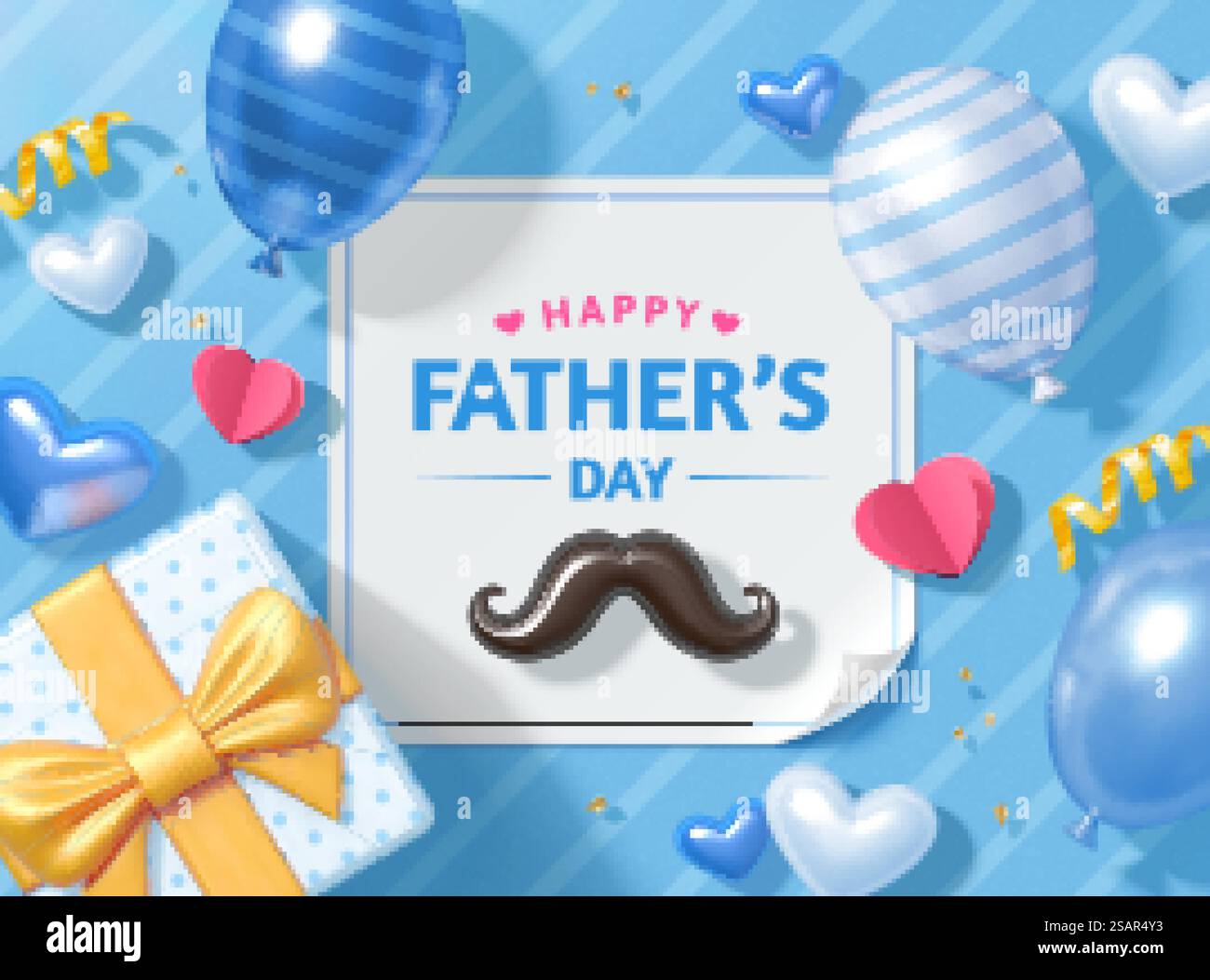 Top view happy father Stock Vector Images - Alamy