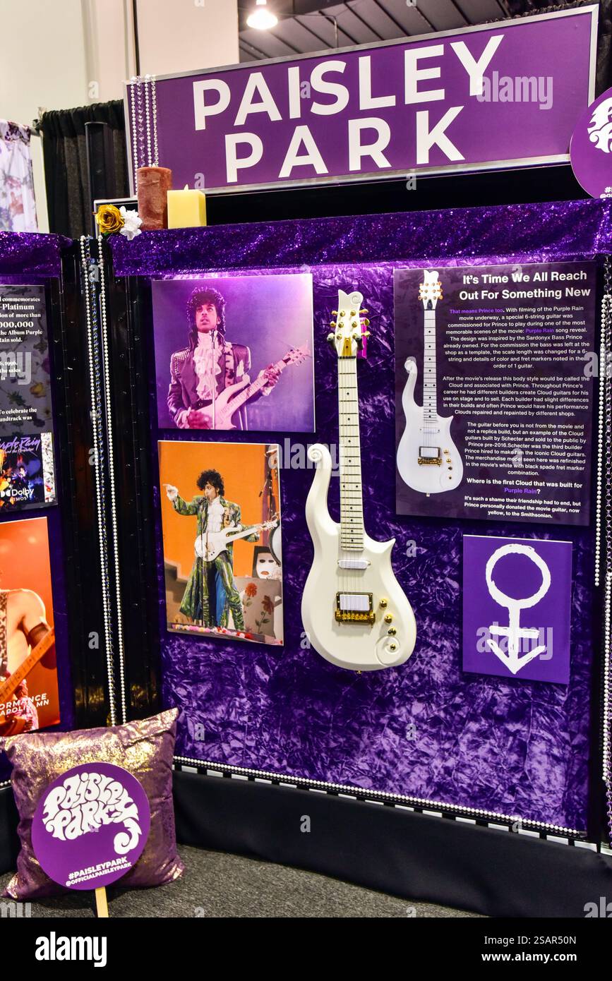 Anaheim, California, January 24, 2025 - Paisley Park and the Prince ...