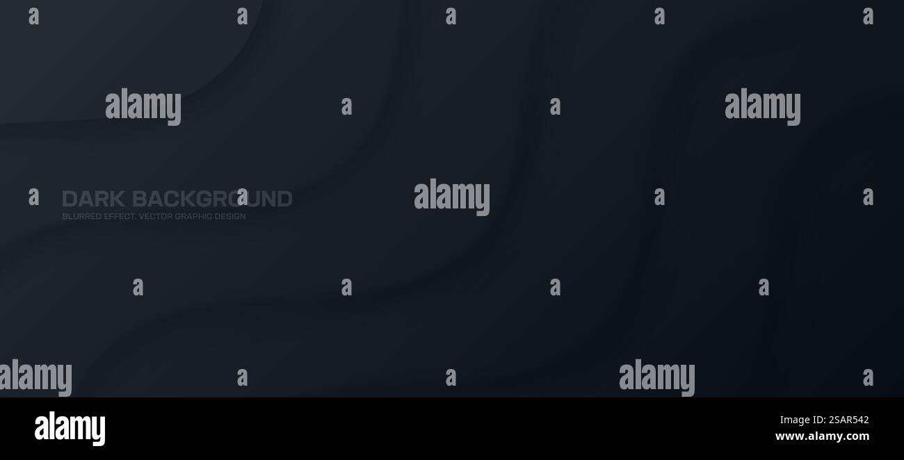 Minimal Abstract Vector Wide Background with Wavy Curves in Shades of ...