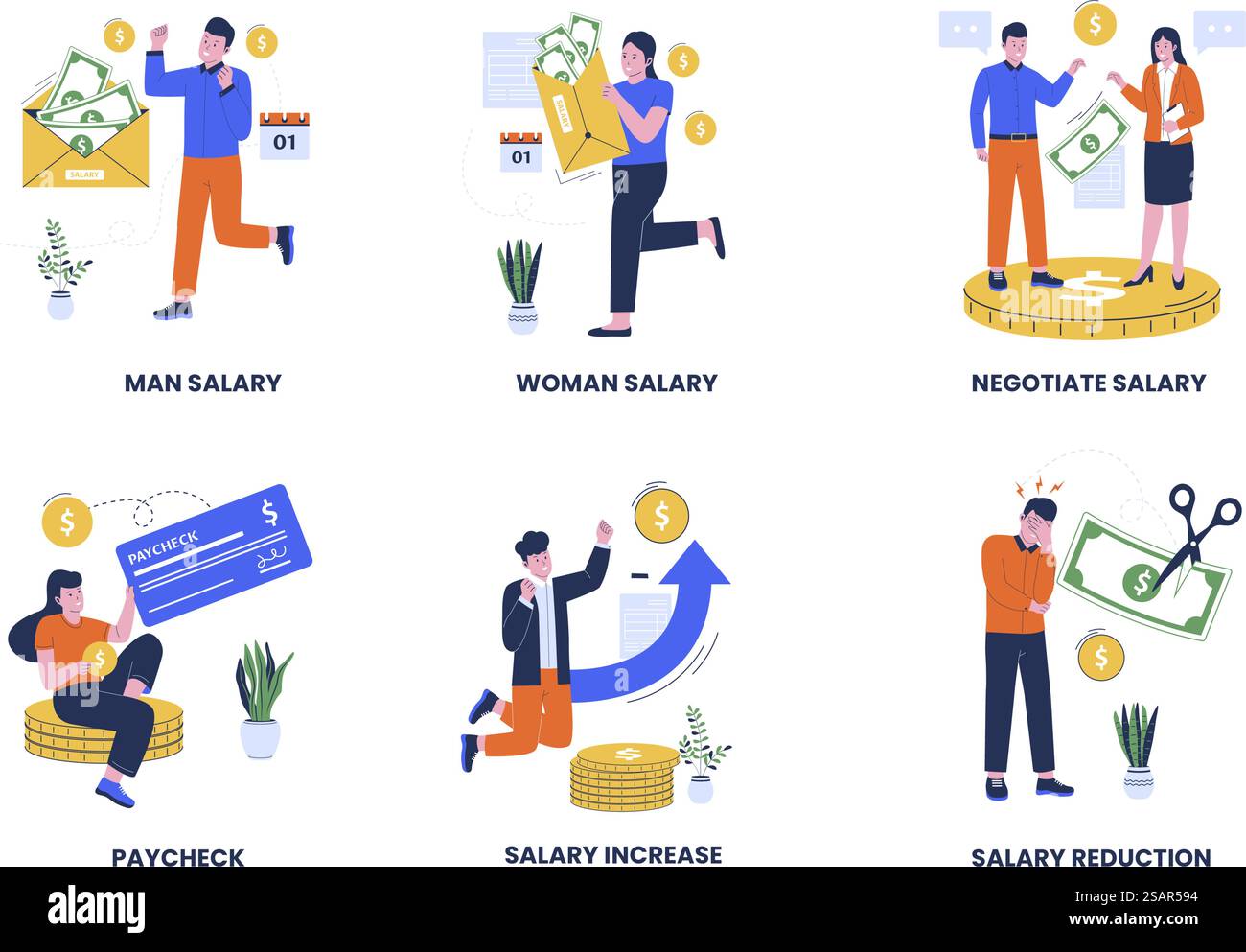 Negotiate salary Cut Out Stock Images & Pictures - Alamy