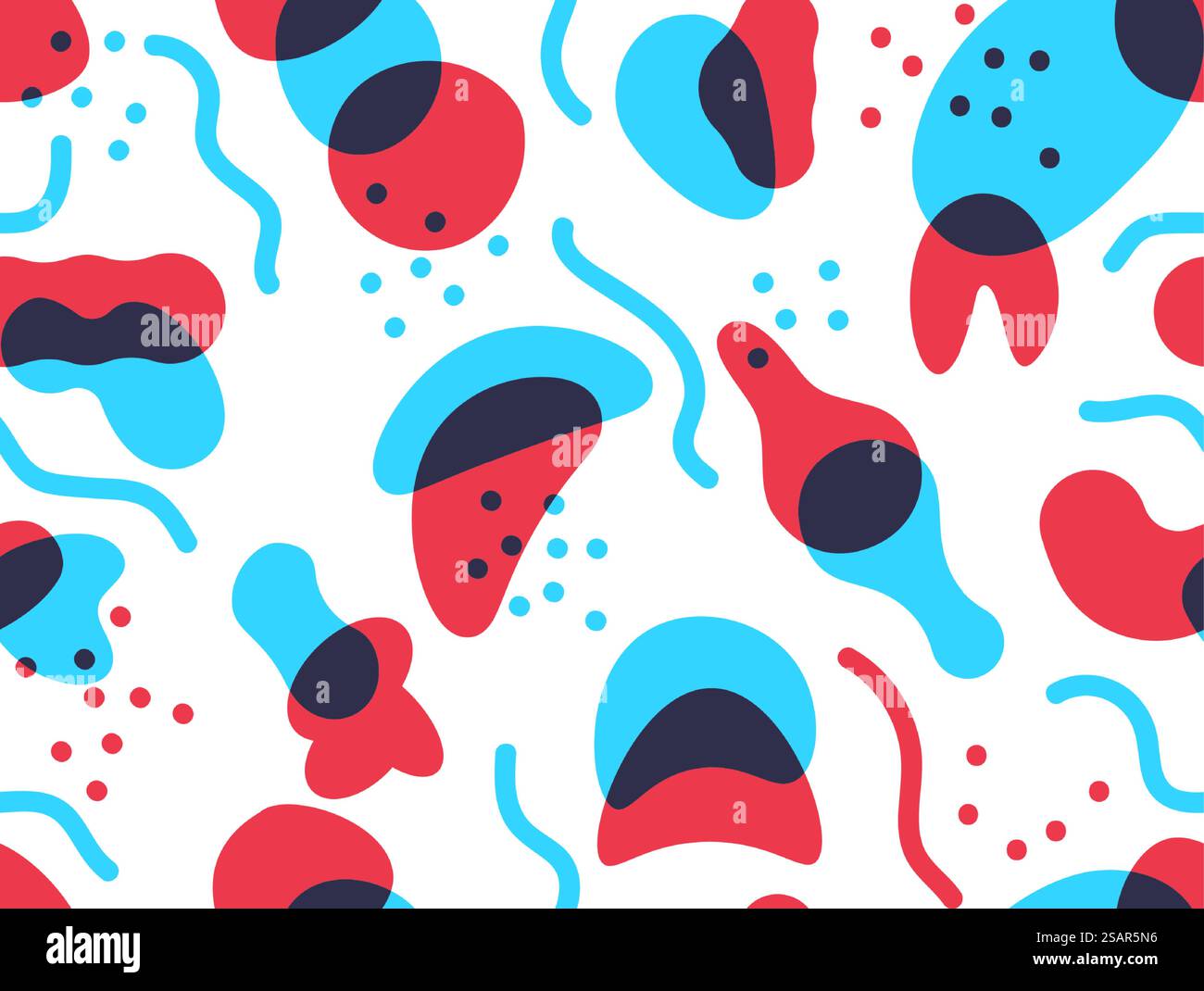 Blob shape pattern. Seamless organic irregular abstract pebbles ...