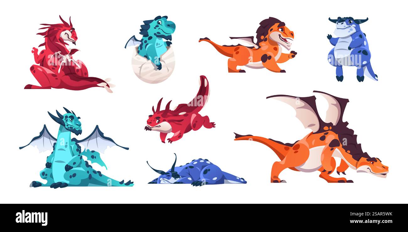 Various fantastic creatures Cut Out Stock Images & Pictures - Alamy