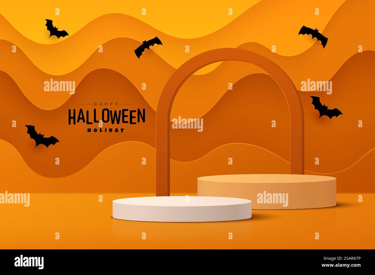 Studio backdrop orange Stock Vector Images - Alamy