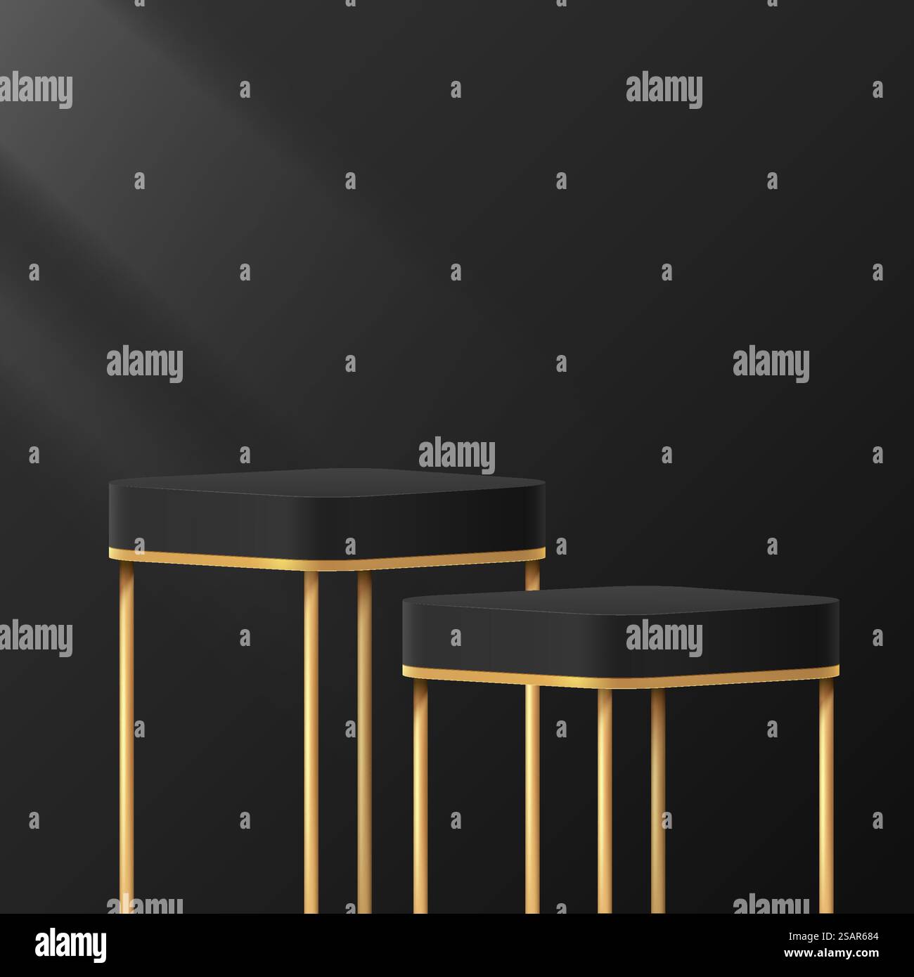 Abstract golden 3d cube Stock Vector Images - Alamy