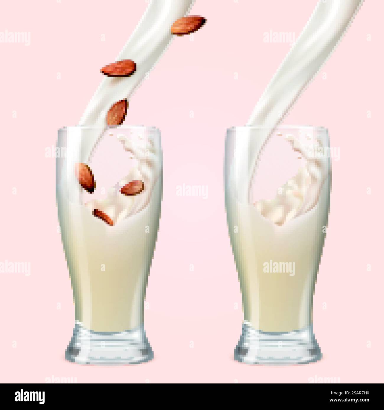 White milk glass Stock Vector Images - Alamy