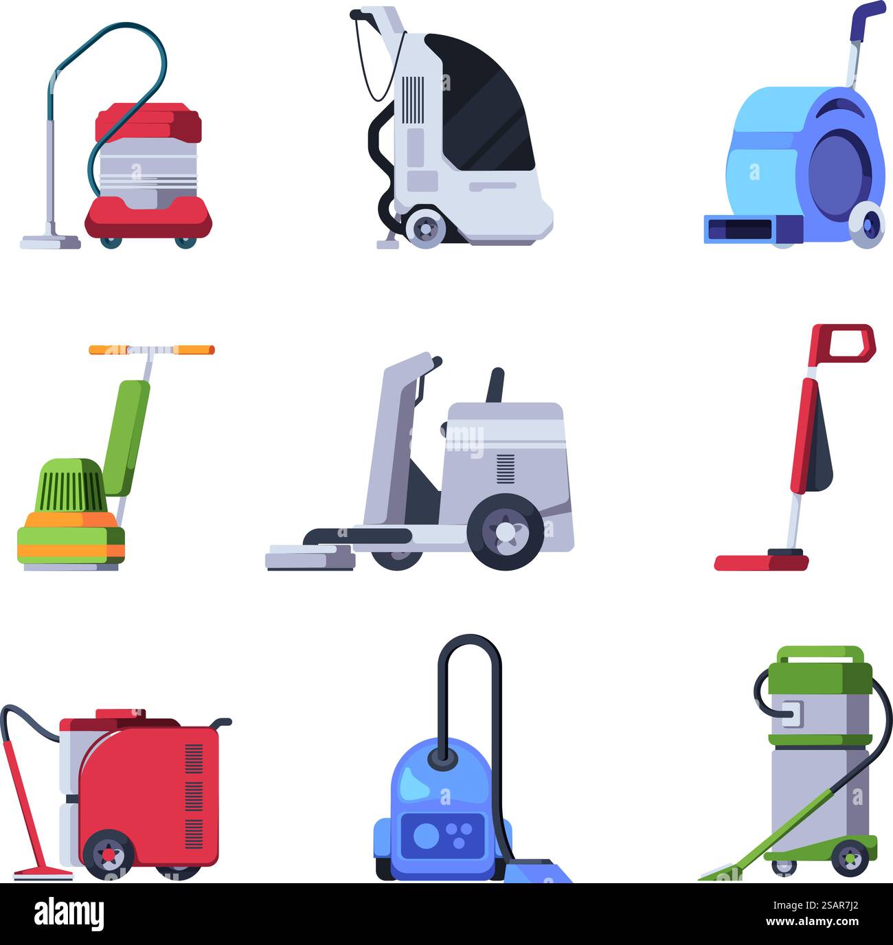 Professional cleaners. Industrial cleaning service equipment detergents ...