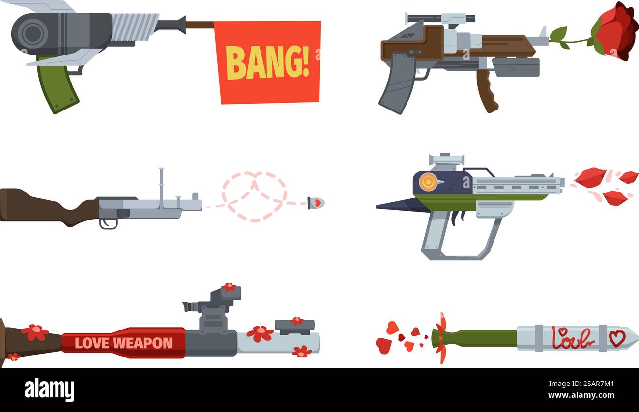 Love gun weapons shooting hi-res stock photography and images - Alamy