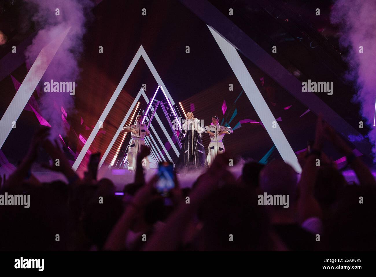 The singer Mawot performs during the second semifinal of the Benidorm ...