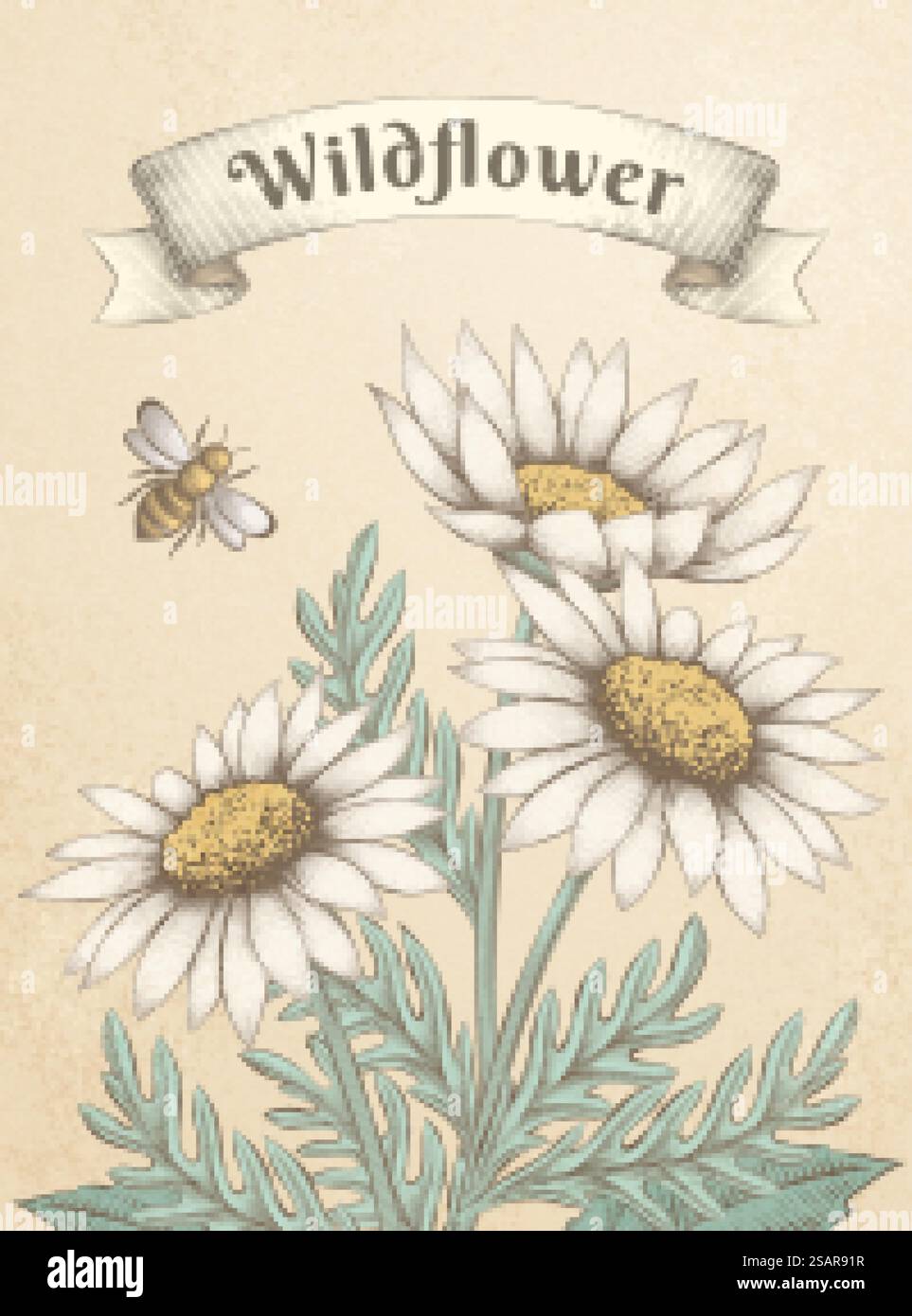 Wildflower style hi-res stock photography and images - Alamy