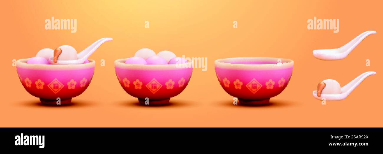 Rice in bowl soup Stock Vector Images - Alamy