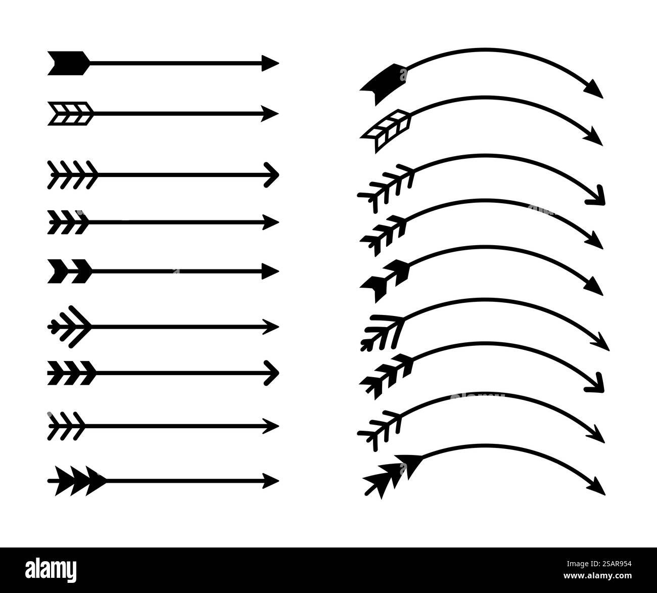 Archery elements Cut Out Stock Images & Pictures - Alamy