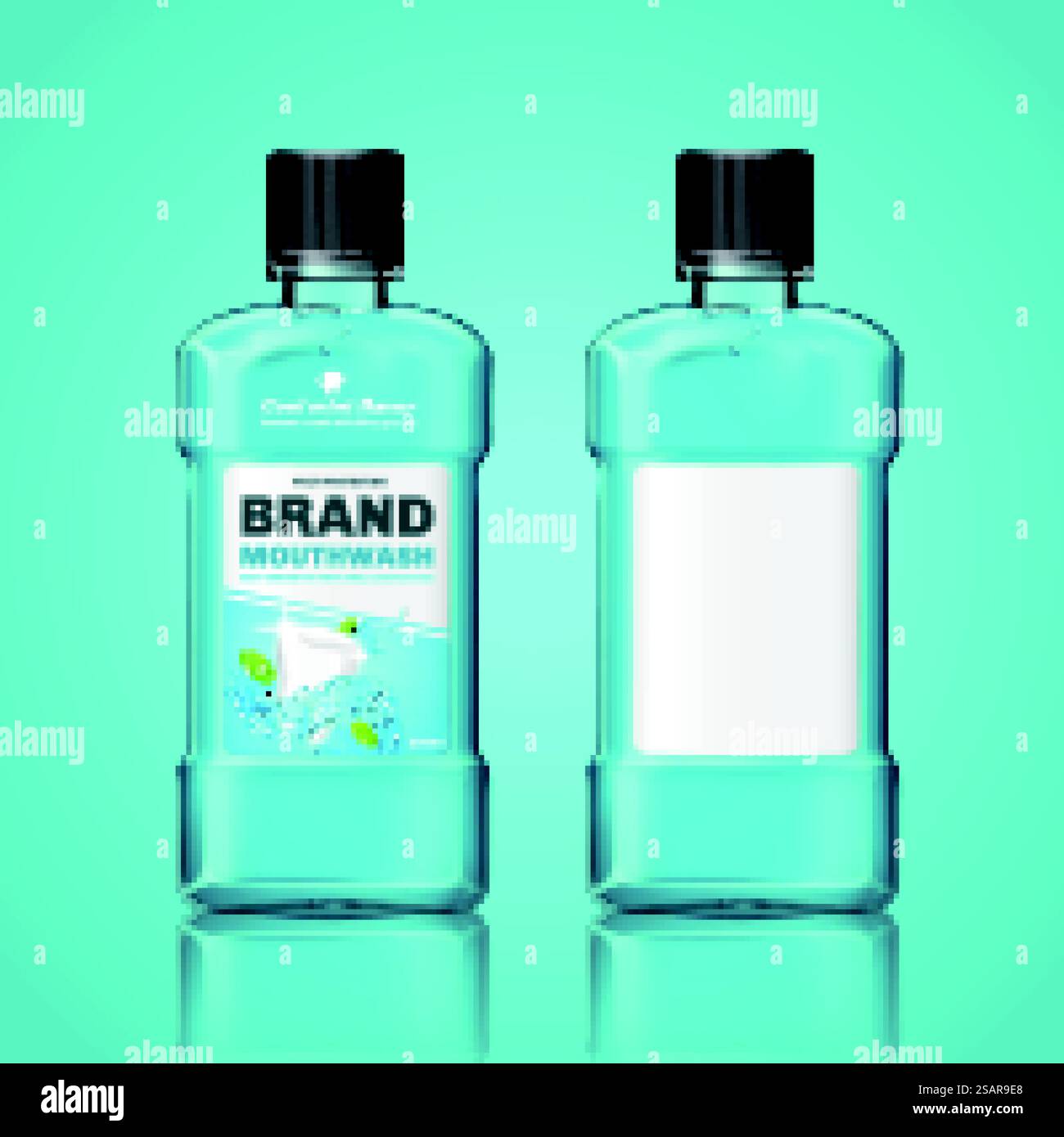 Oral rinse mock-up set Stock Vector Image & Art - Alamy